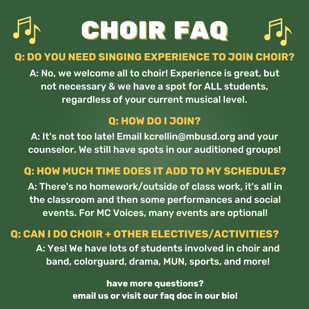 Mira Costa Choirs – Mira Costa High School Choir Program, California